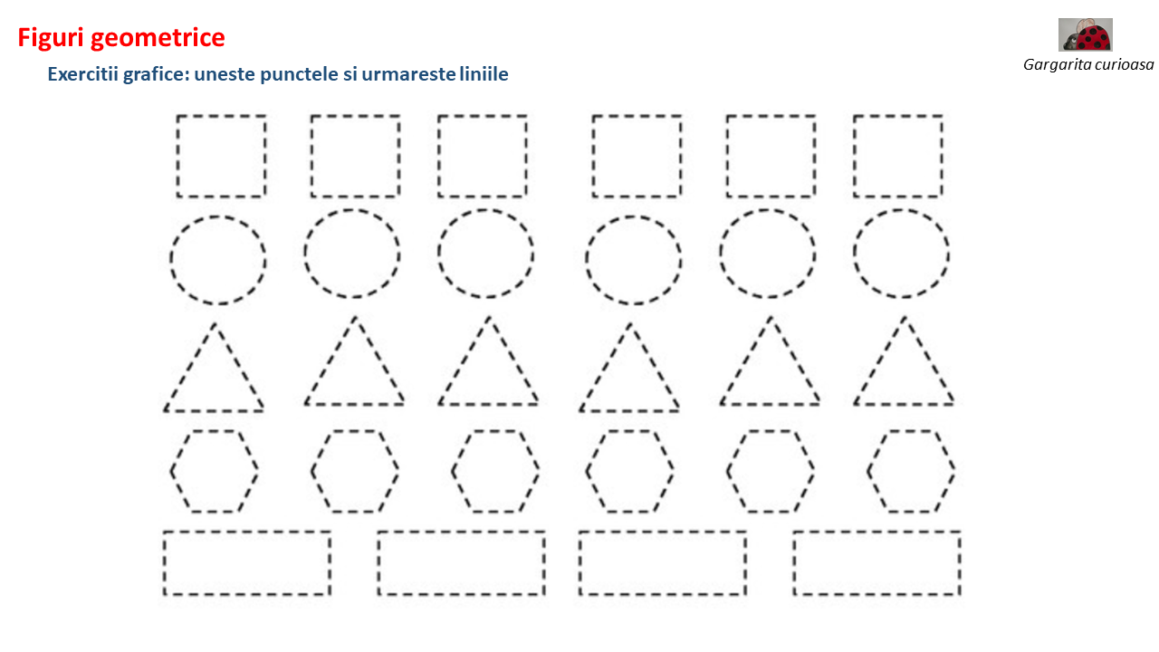Figuri geometrice – Gargarita curioasa